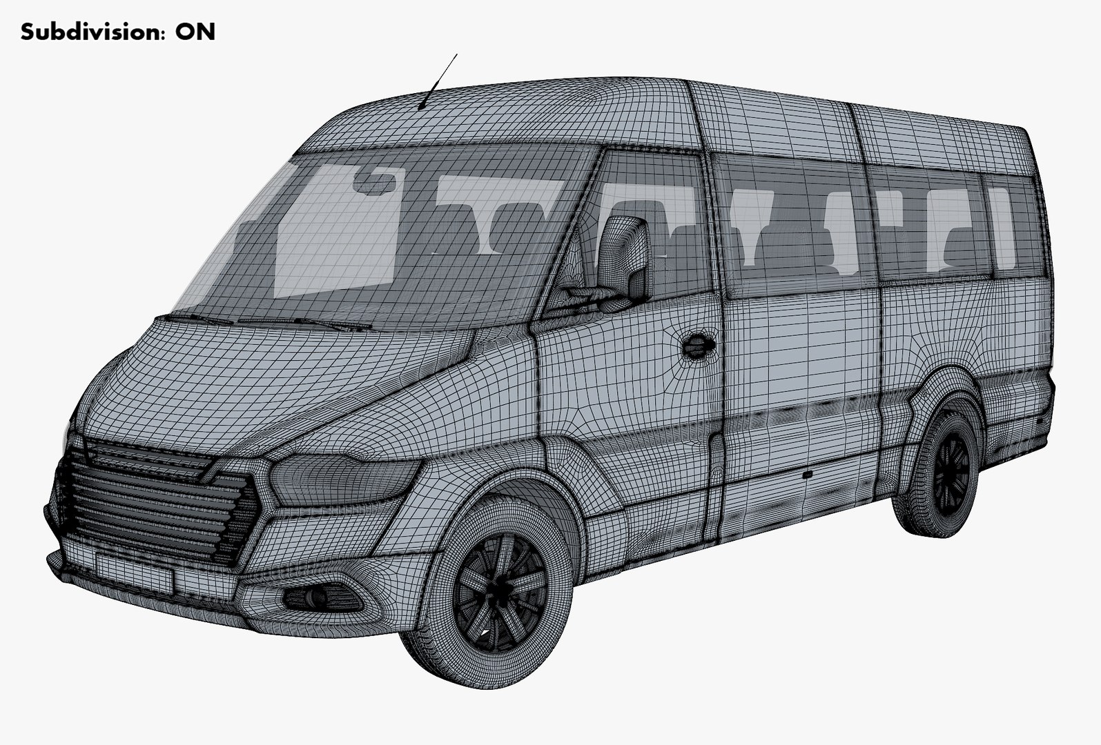 Generic Passenger Van M 2 Model - TurboSquid 2038019