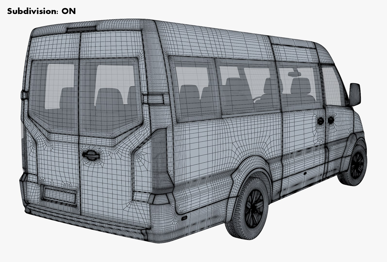 Generic Passenger Van M 2 model - TurboSquid 2038019