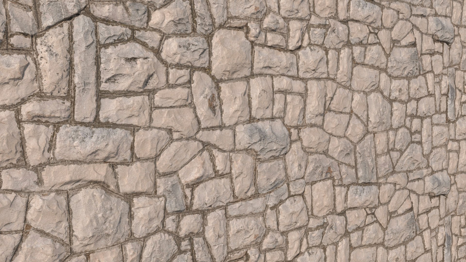 Stone Walls 3D Model - TurboSquid 1299884