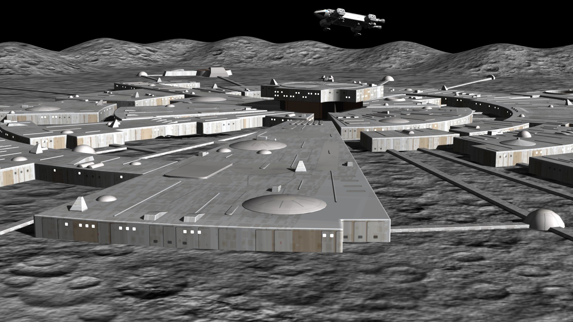 3D Alpha MoonBase - TurboSquid 1939309