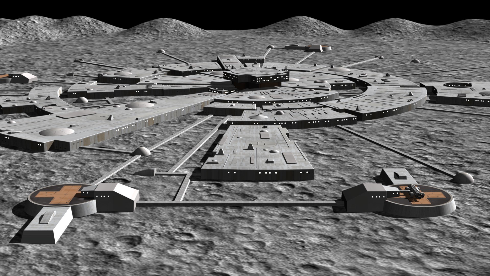 3D Alpha MoonBase - TurboSquid 1939309