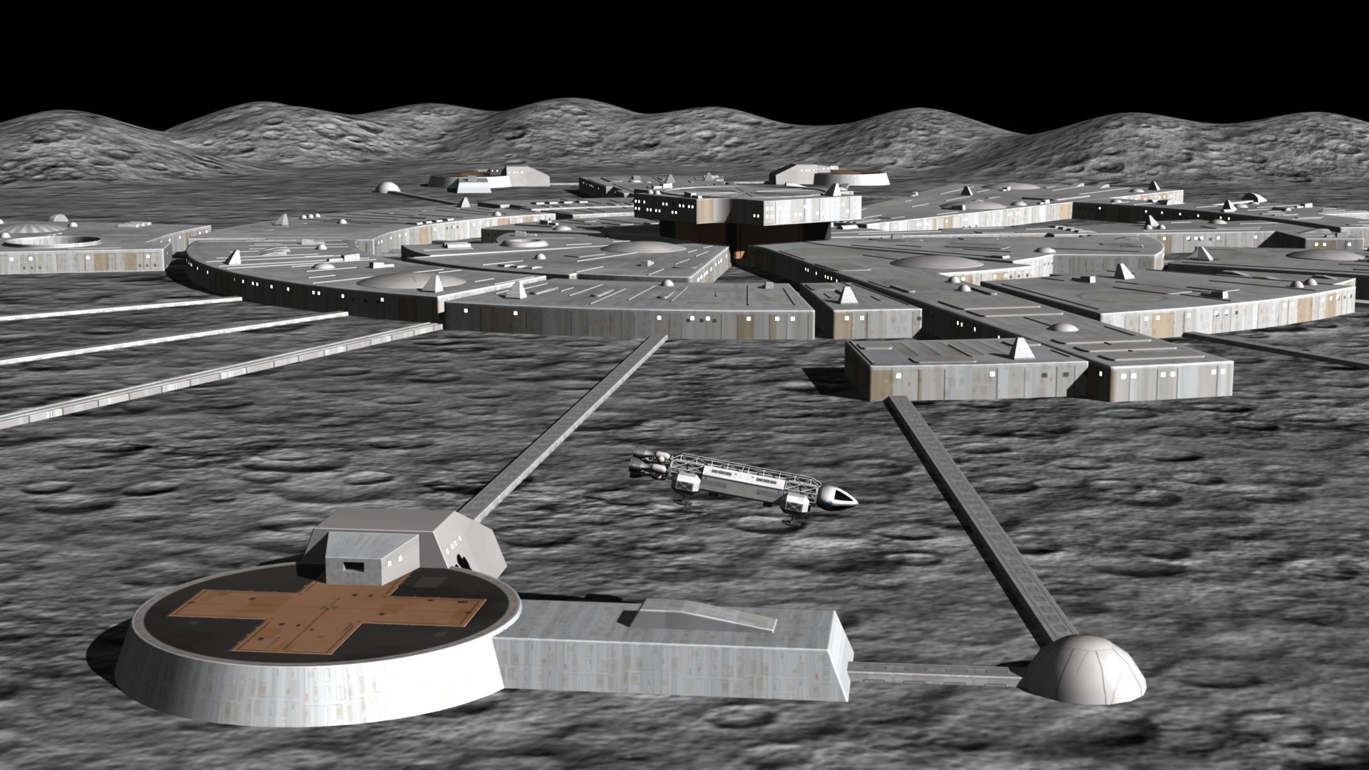 3D Alpha MoonBase - TurboSquid 1939309