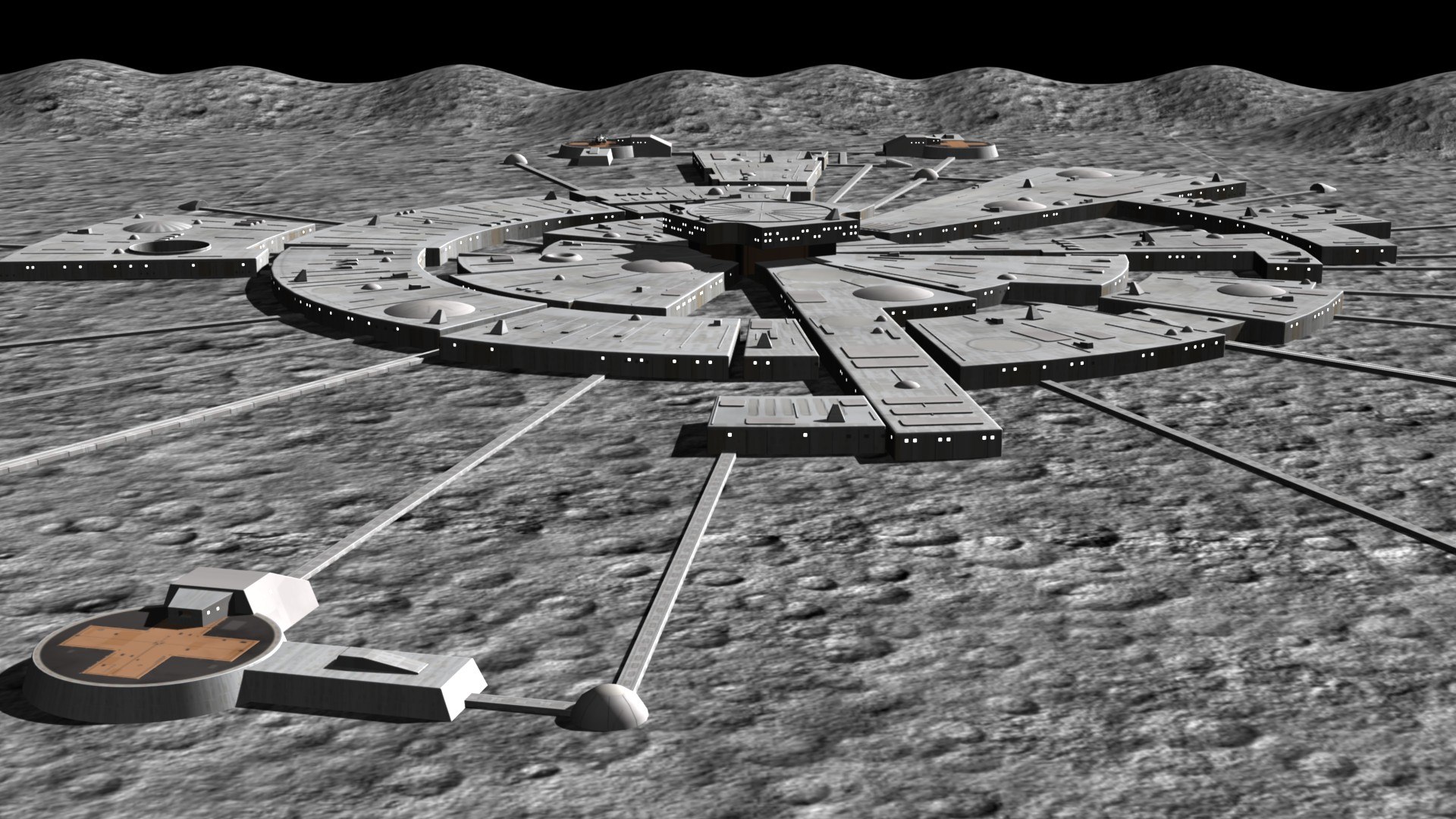 3D Alpha MoonBase - TurboSquid 1939309