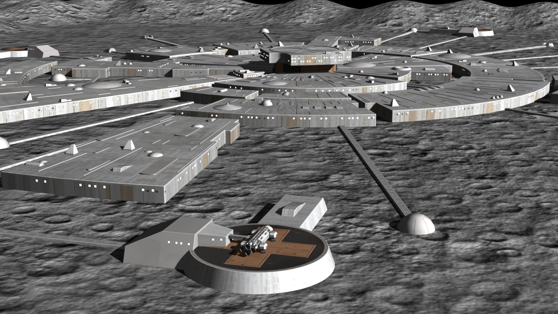 3D Alpha MoonBase - TurboSquid 1939309