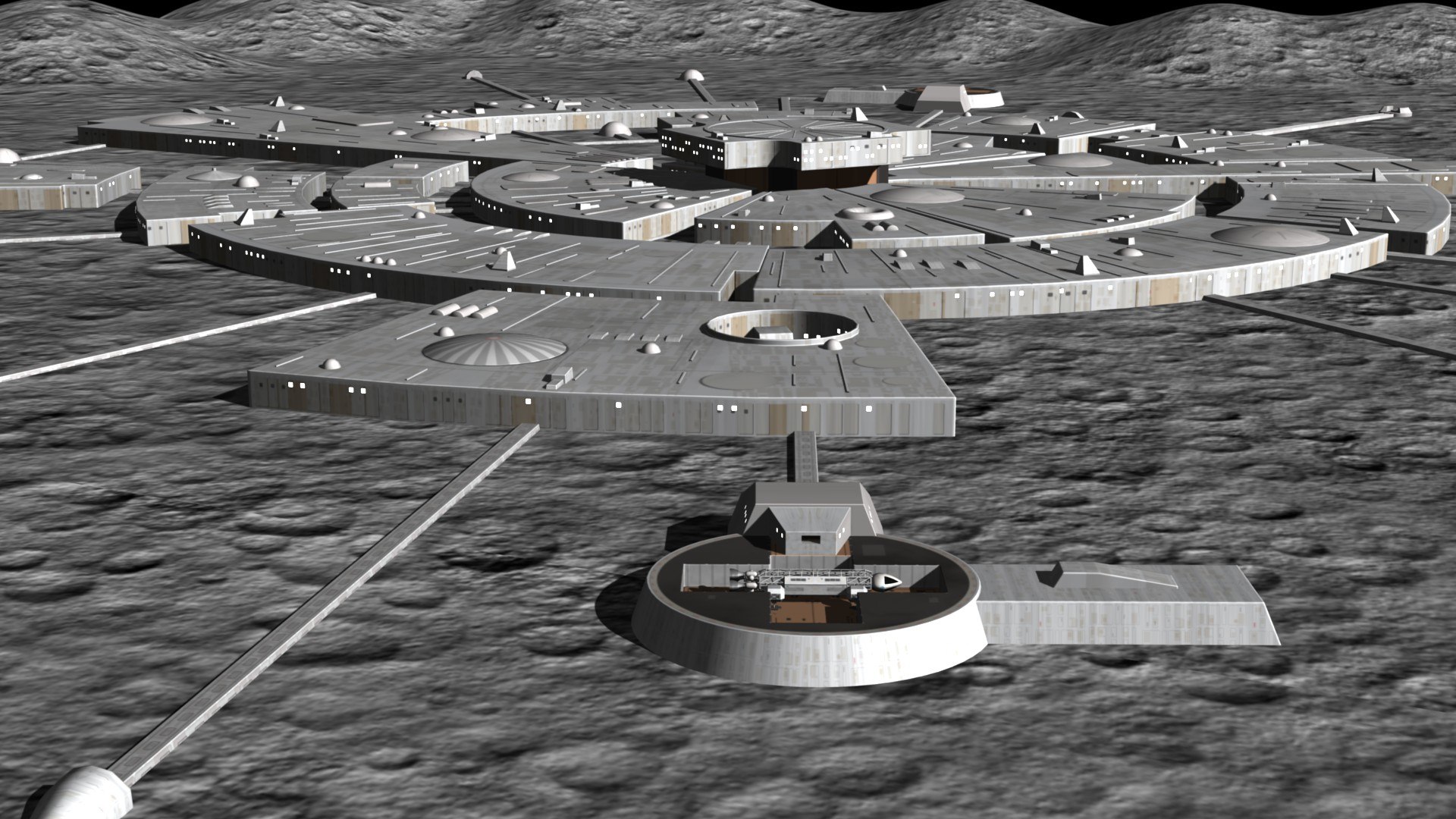 3D Alpha MoonBase - TurboSquid 1939309