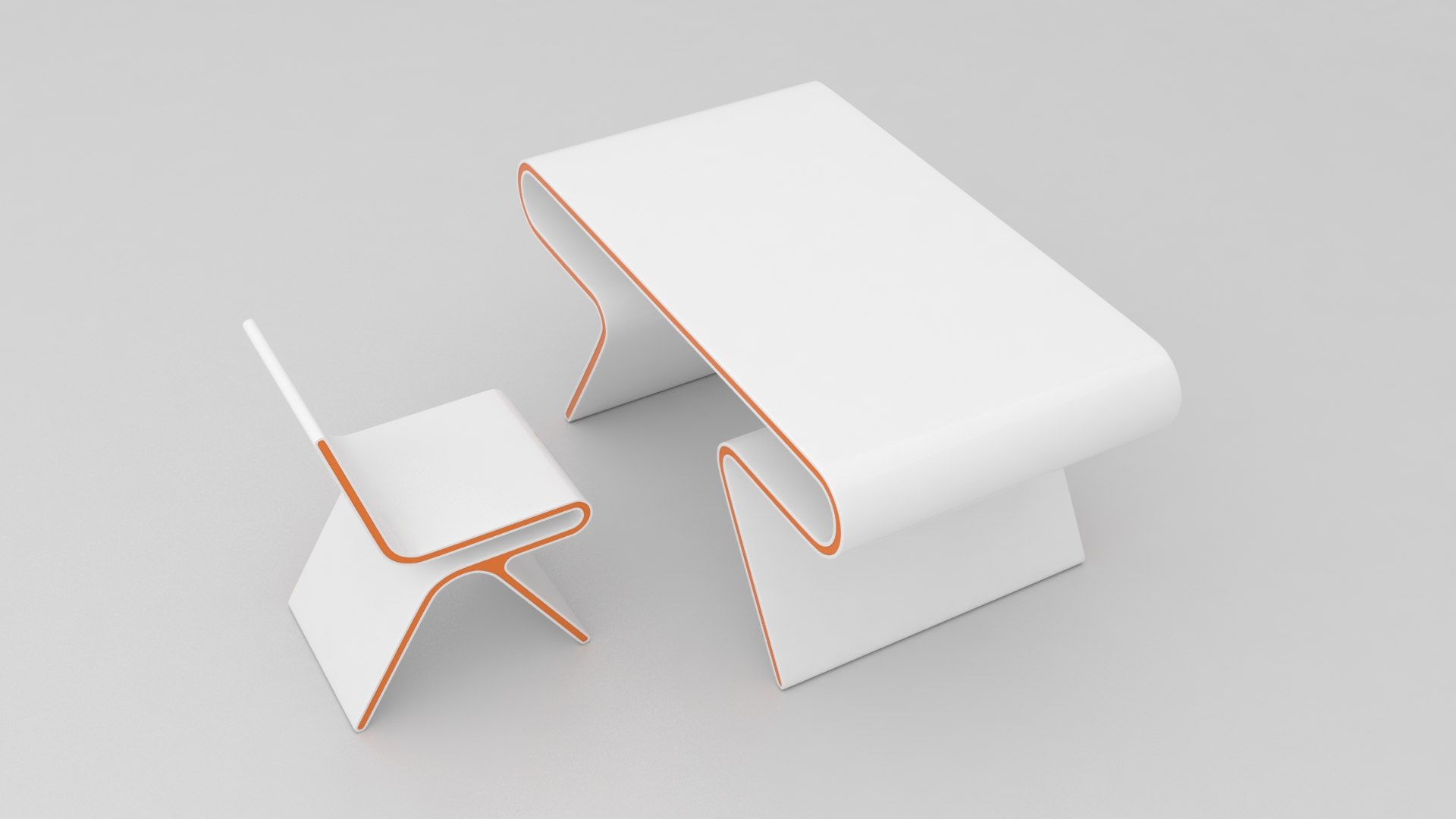 Omega Desk Chair 3d Model