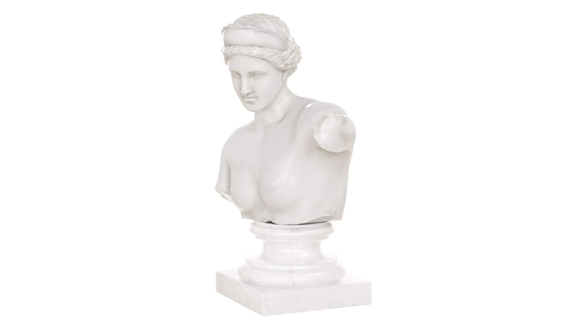 Bust Of Venus Of Capoa 3D Model - TurboSquid 2074724