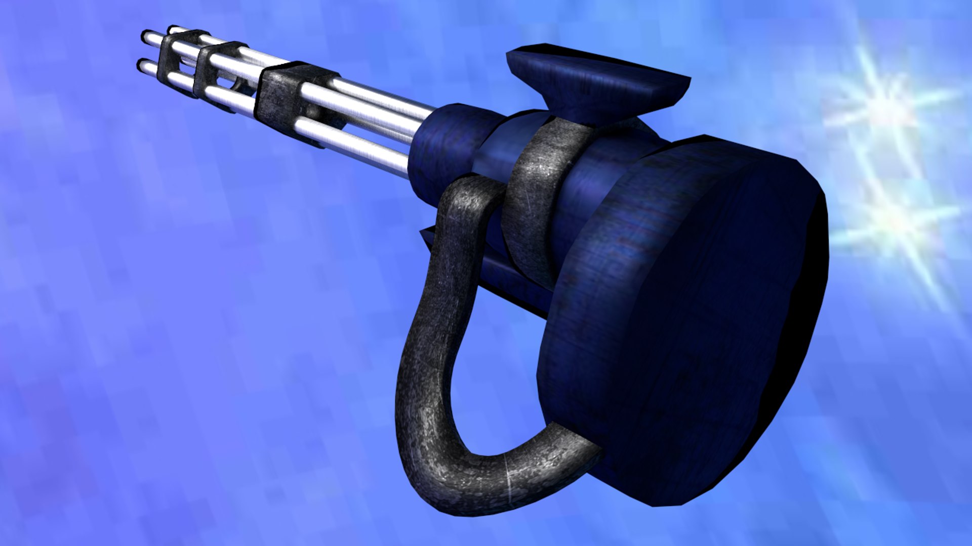 3d Model Space Minigun
