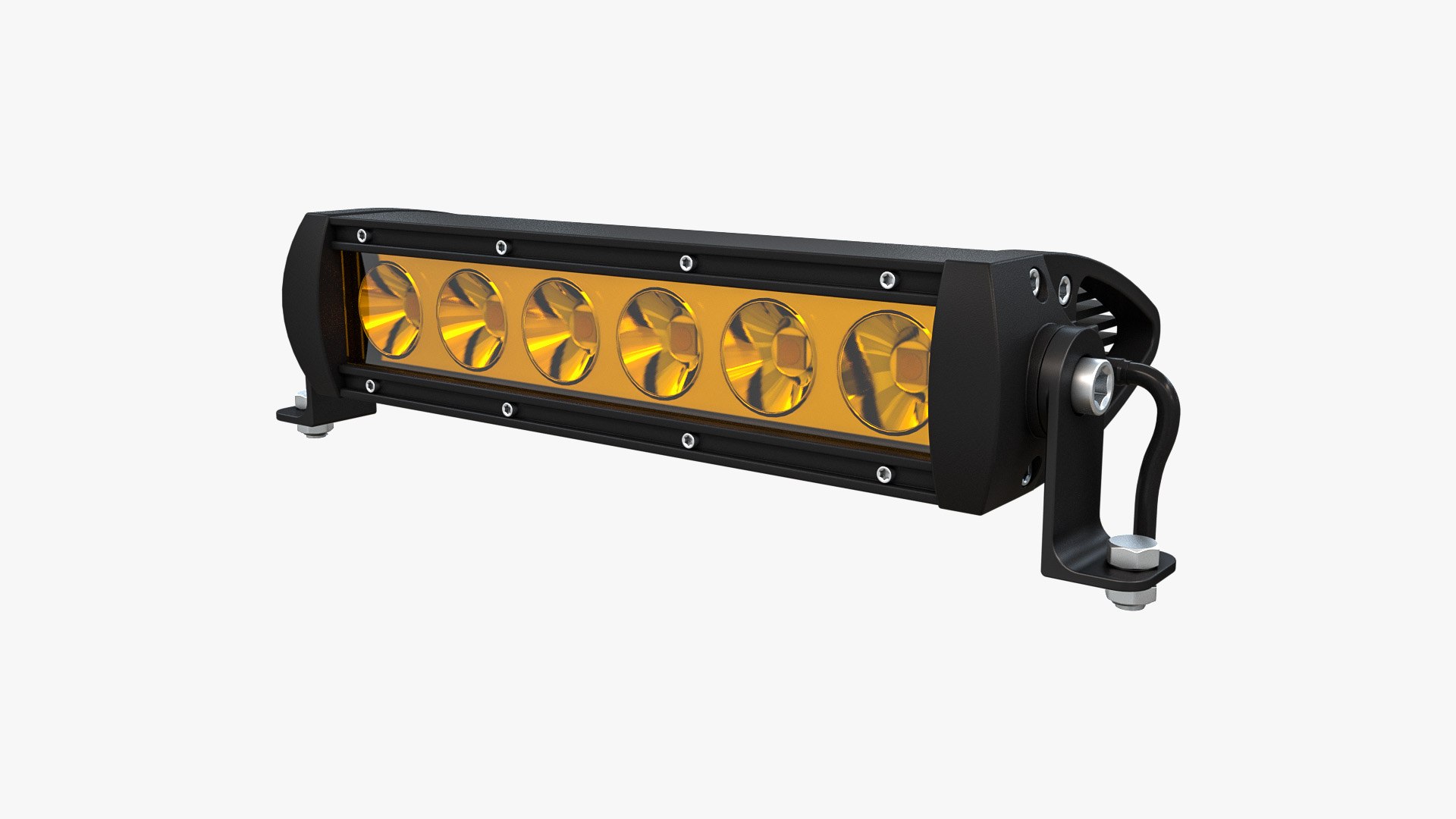 3D Medium Amber LED Light Bar V2 - TurboSquid 2147226