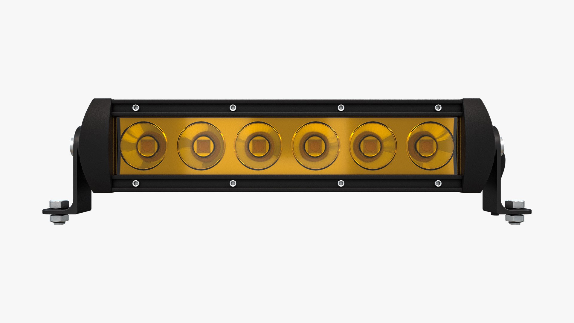 3D Medium Amber LED Light Bar V2 - TurboSquid 2147226