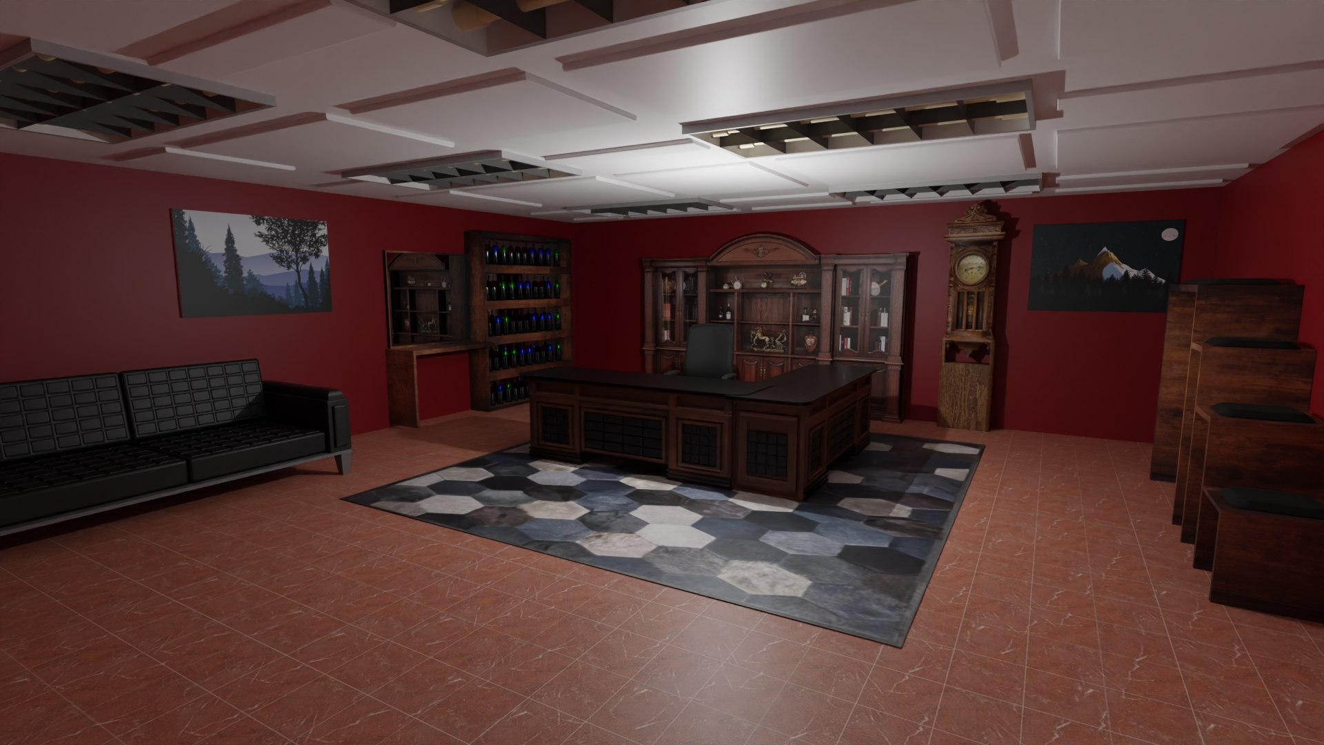 Boss Office 3D - TurboSquid 2164798