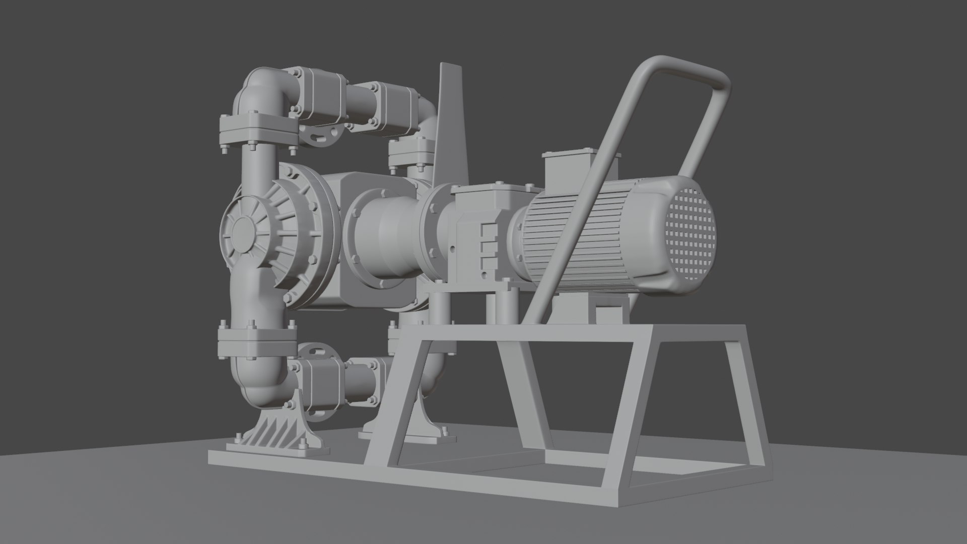 3D Electric Diaphragm Fluid Pump Model - TurboSquid 2130439