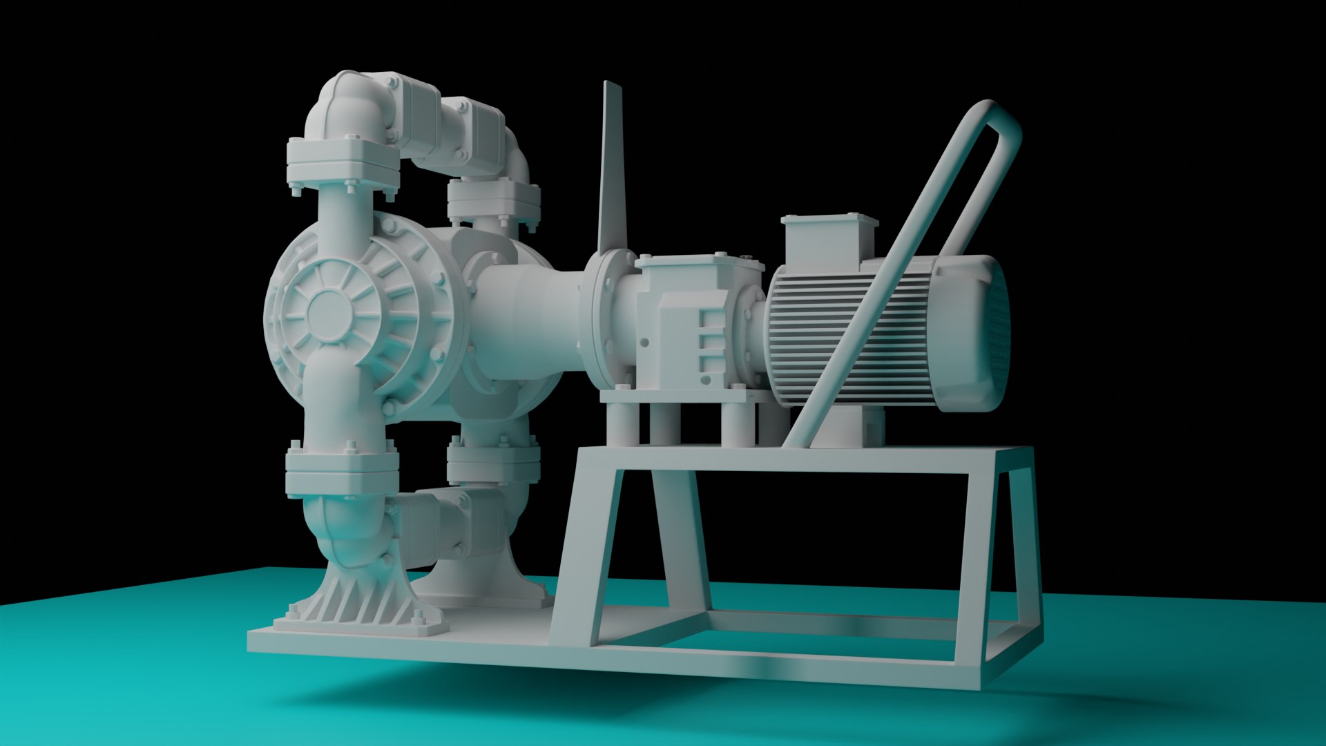 3D Electric Diaphragm Fluid Pump Model - TurboSquid 2130439