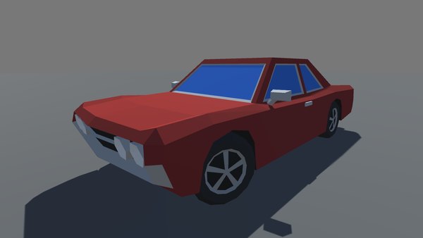 modelo 3d Low poly Muscle Car Coupe JUEGO MÓVIL LISTO - TurboSquid 1348537