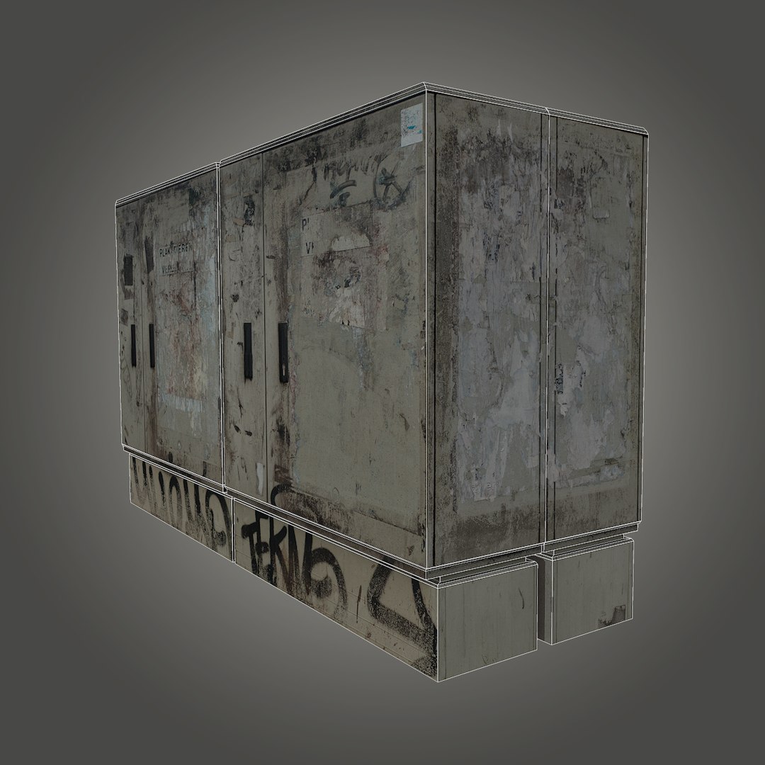 Dirty Electricity Box 3d Obj