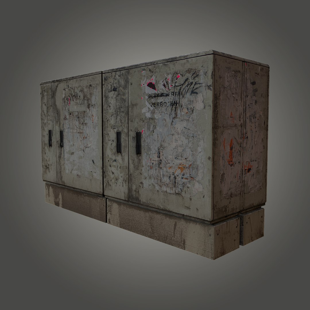 Dirty Electricity Box 3d Obj