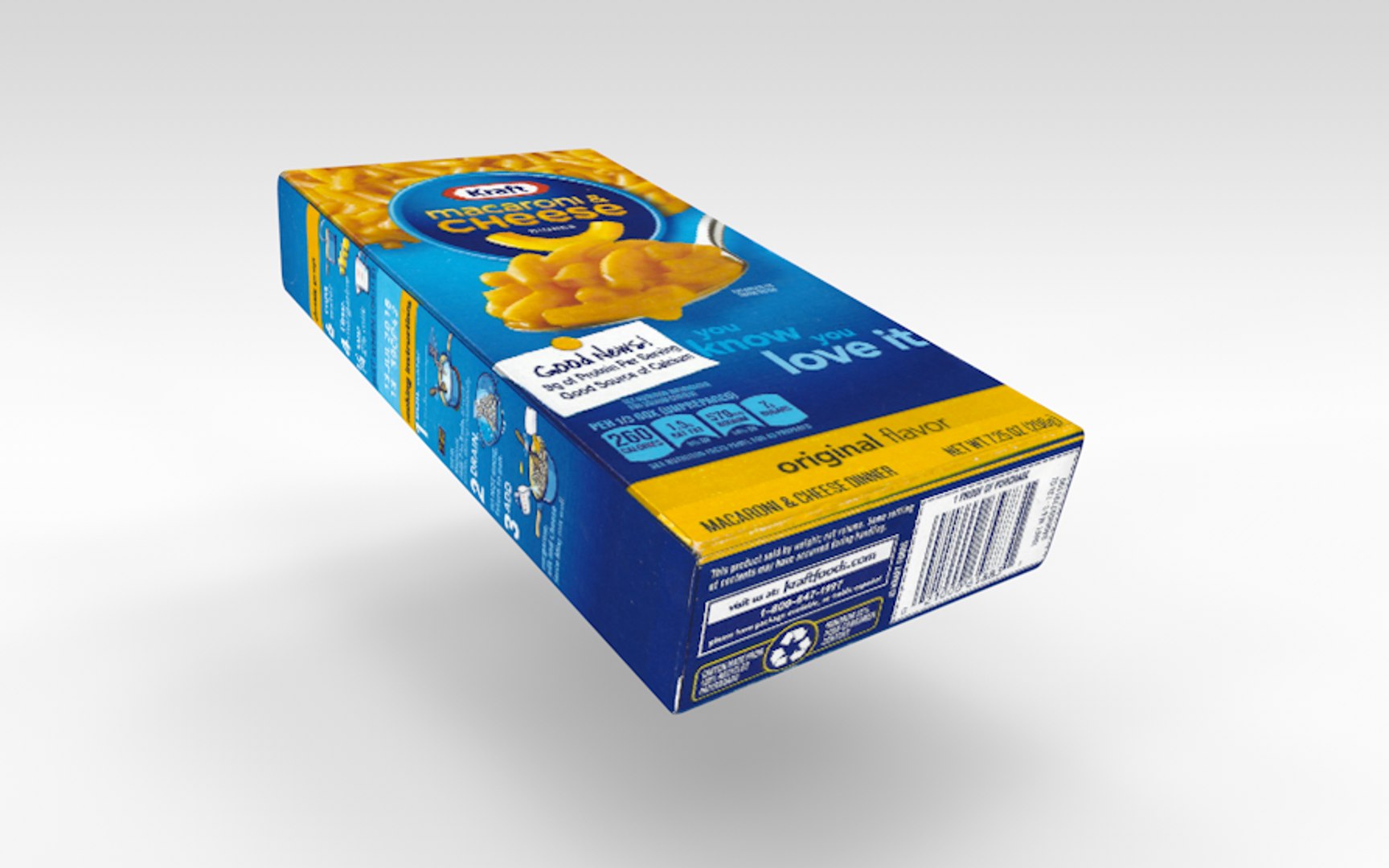 Macaroni Cheese 3d Model