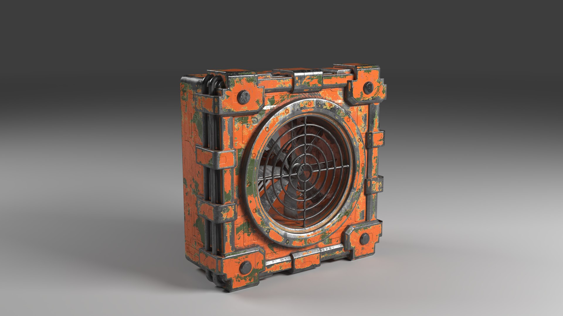 3D Sci-Fi Air Vent - TurboSquid 2299384