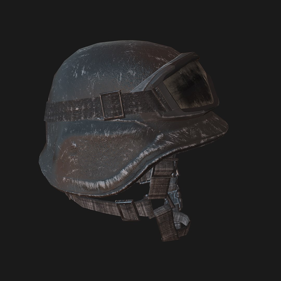 Kevlar Helmet Soldier 3d Model