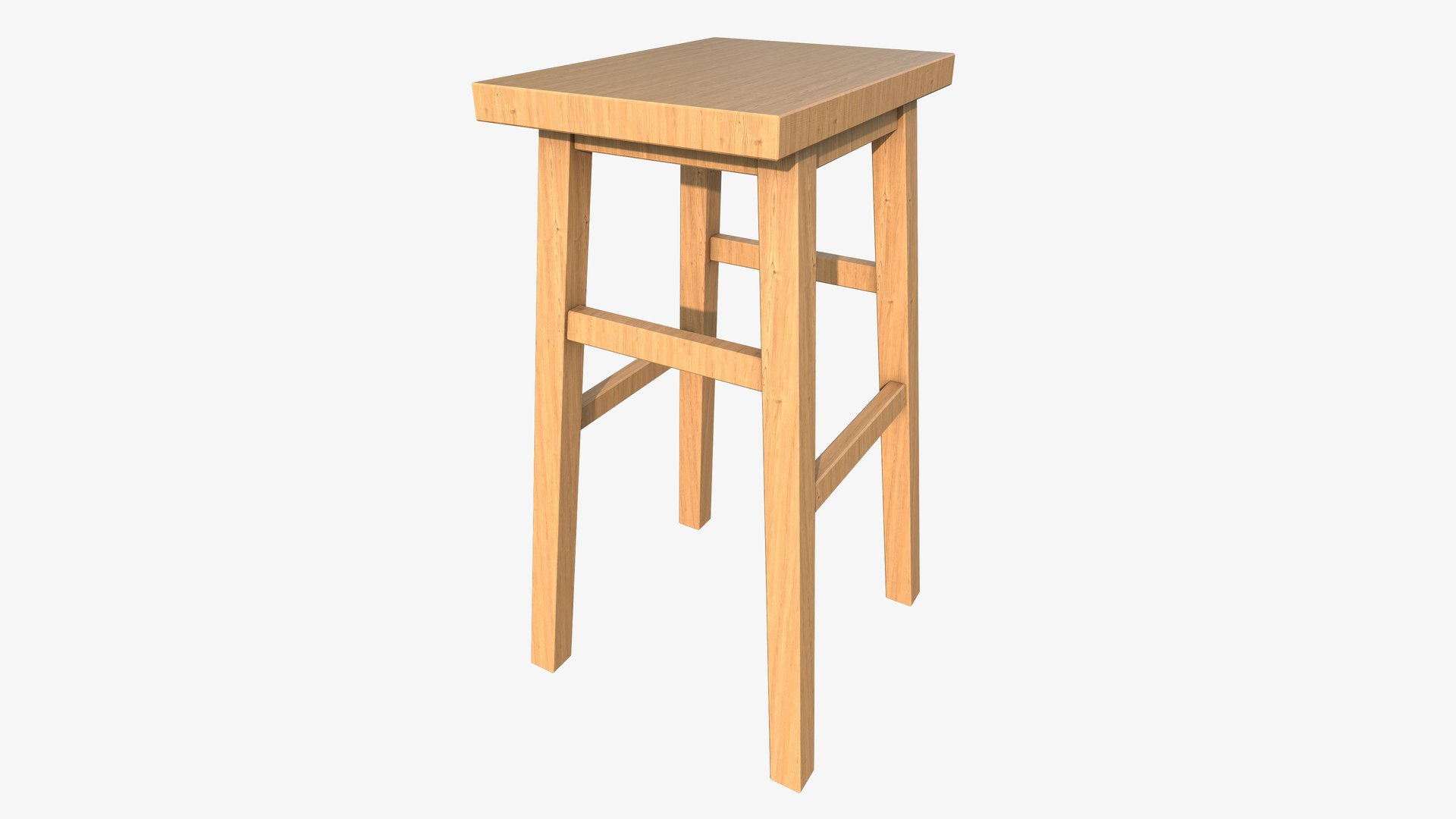 3D Model Stool 3 With PBR 4K 8K - TurboSquid 2037786