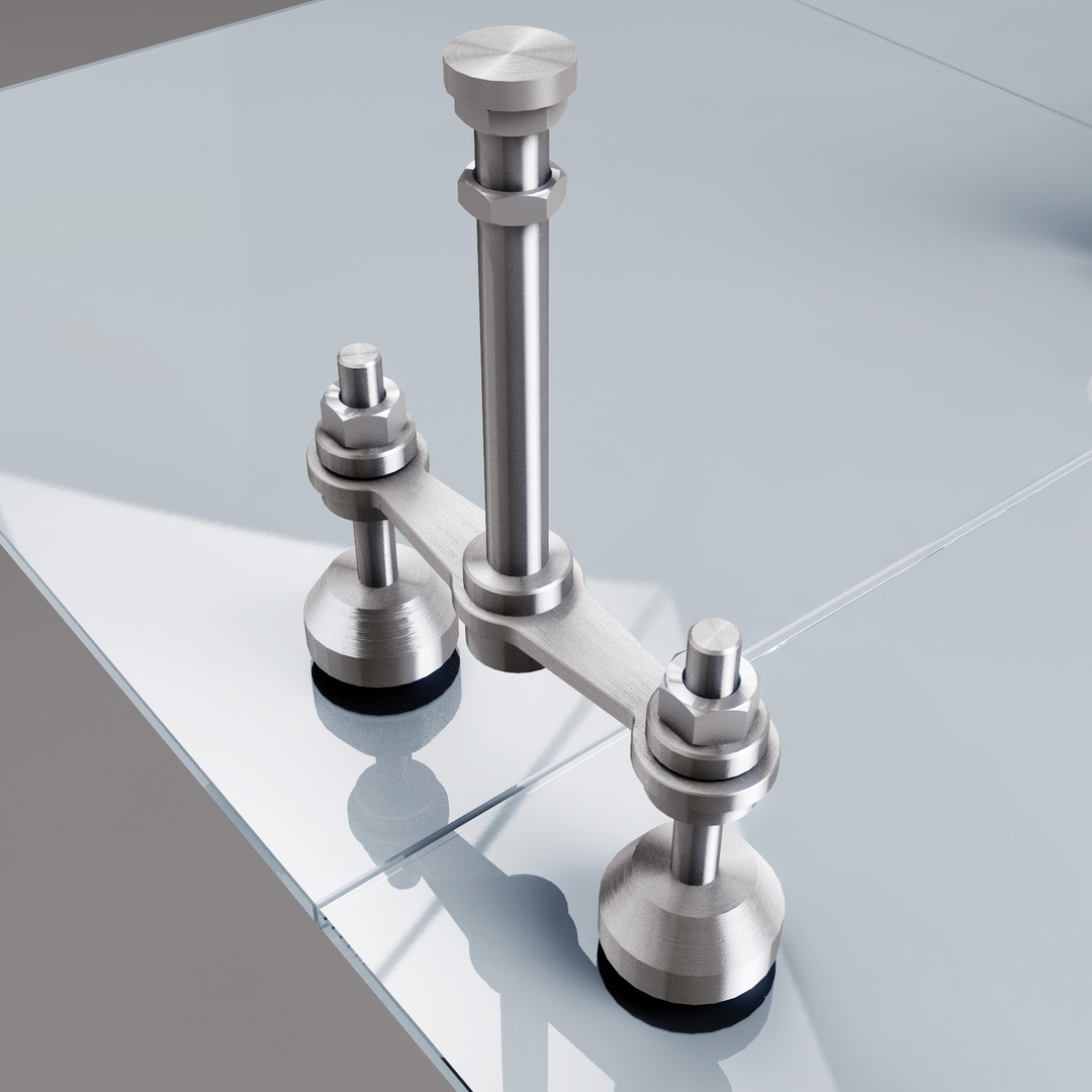 spider glass arms 3d model