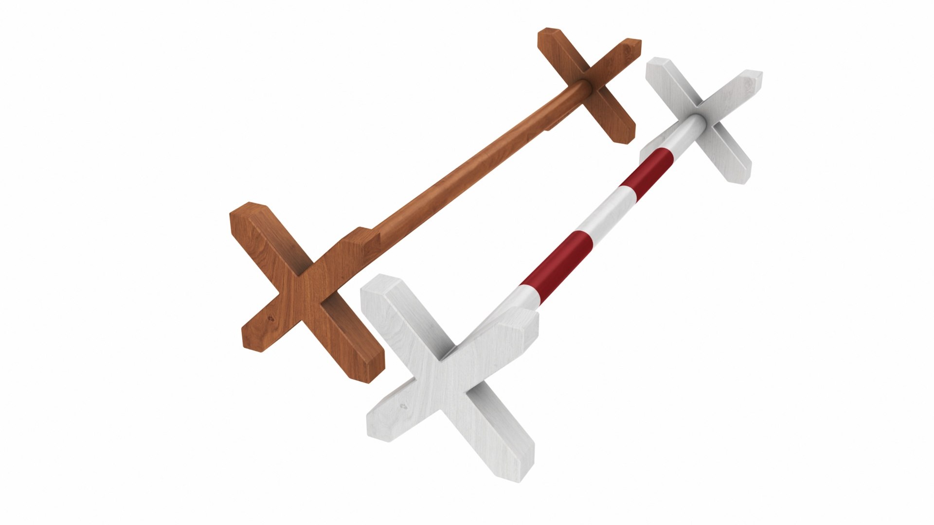 3D Horse Riding Arena Jumping Stand Collection 5 In 1 - TurboSquid 2146413