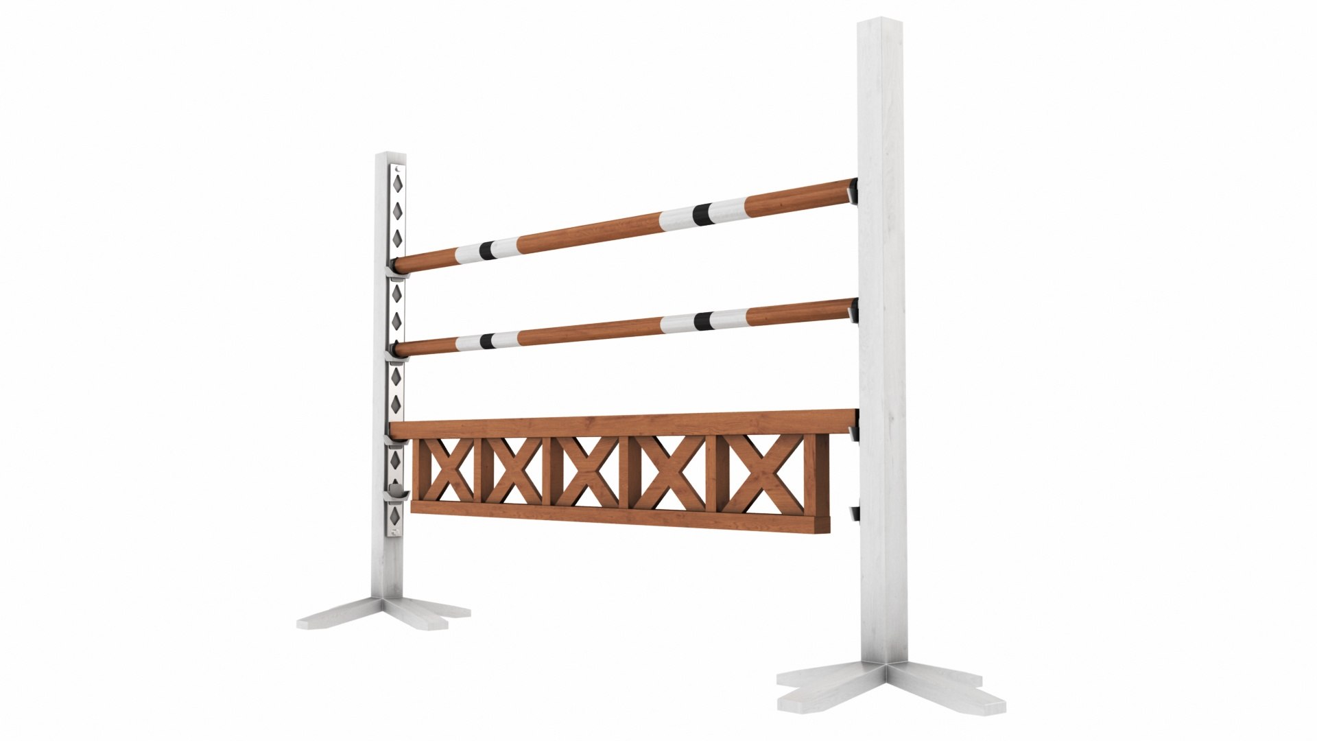 3D Horse Riding Arena Jumping Stand Collection 5 In 1 - TurboSquid 2146413