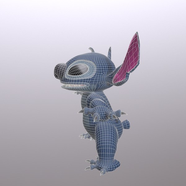 3D character alien stitch model - TurboSquid 1442274