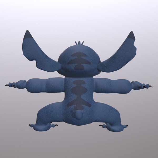 3D character alien stitch model - TurboSquid 1442274