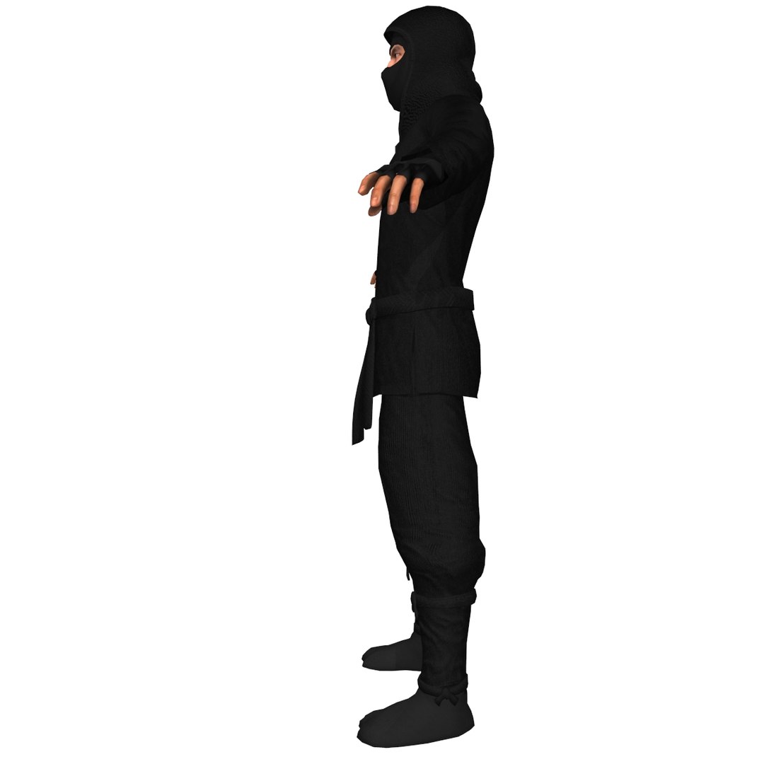 3d rigged ninja 1