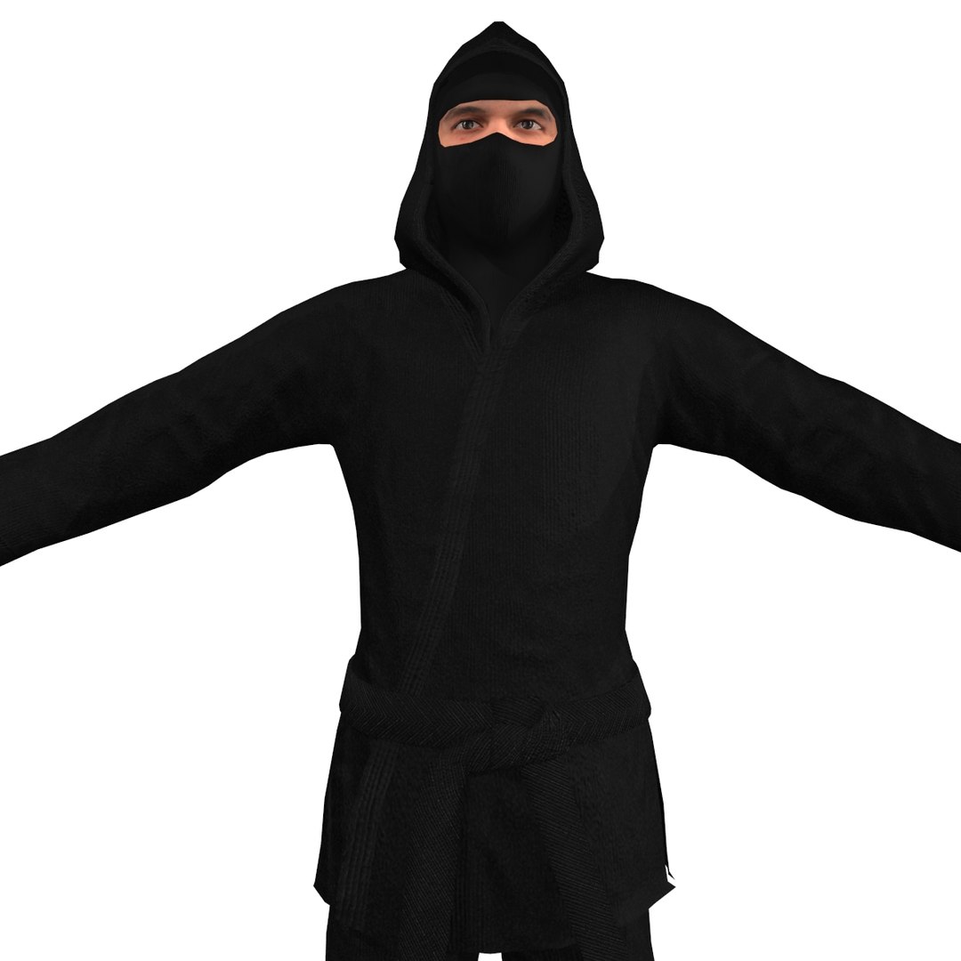 3d rigged ninja 1