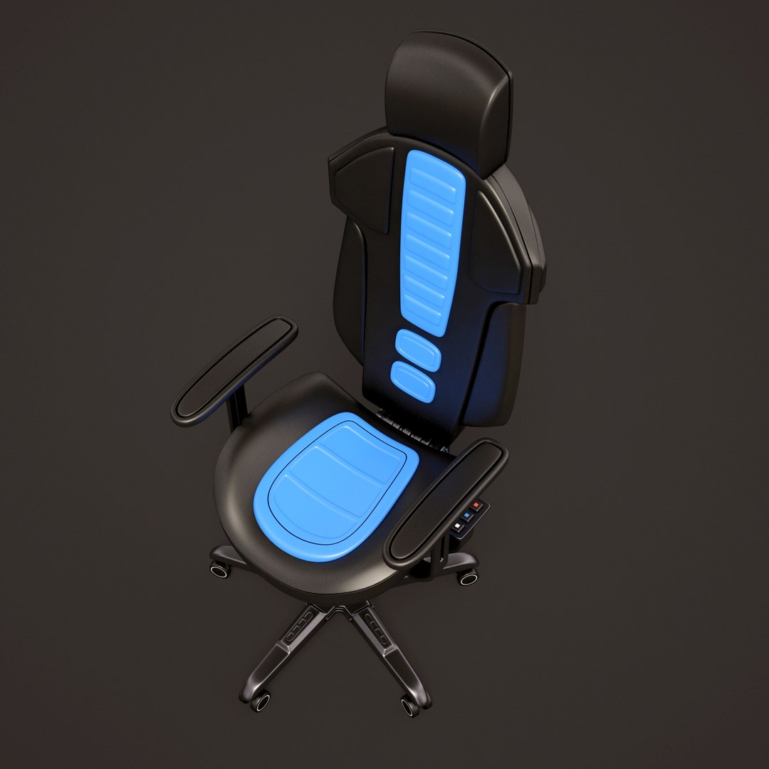 Sci Fi Lab Table Chair 3D Model - TurboSquid 1236016