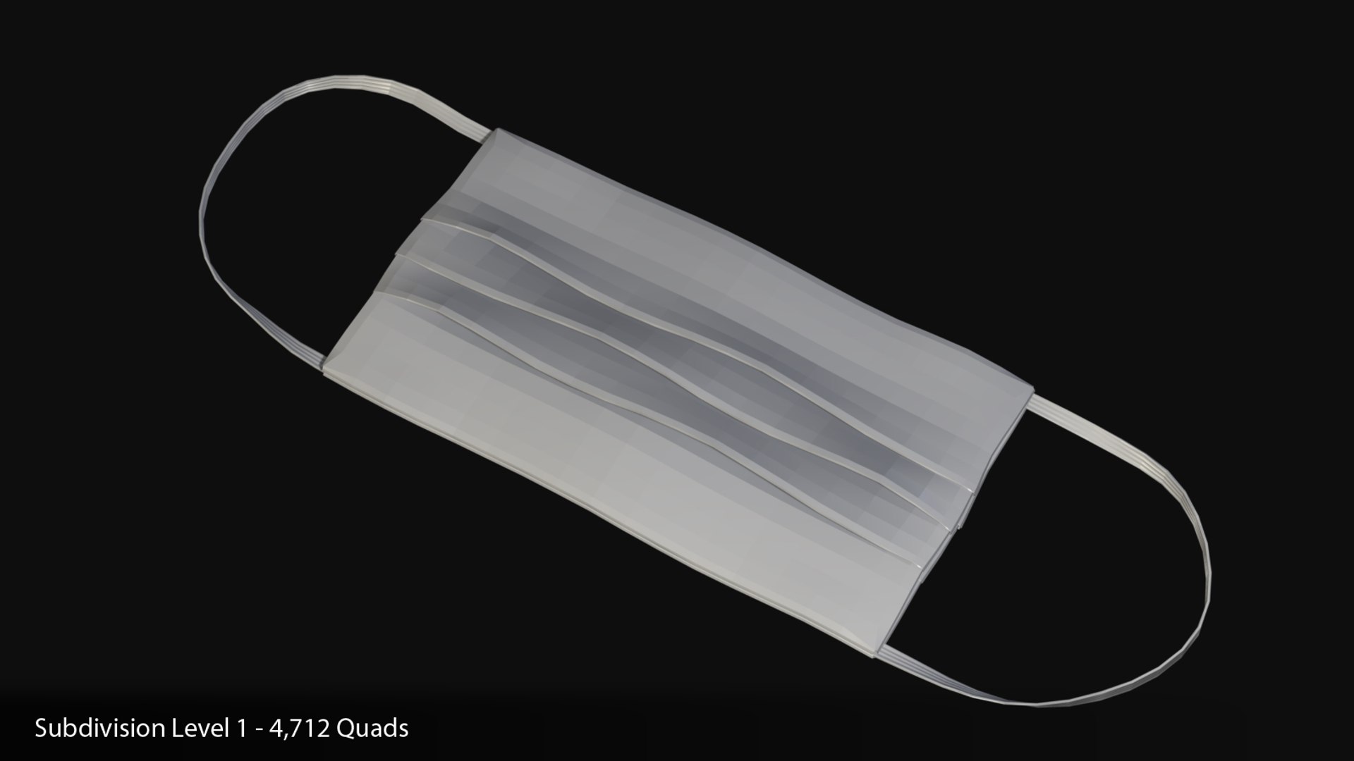 3D dual-layer cloth face mask - TurboSquid 1632978