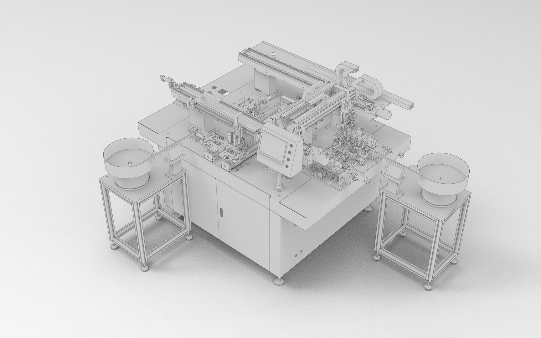 Fully Automatic Led Plug-In Machine Model - TurboSquid 1831538