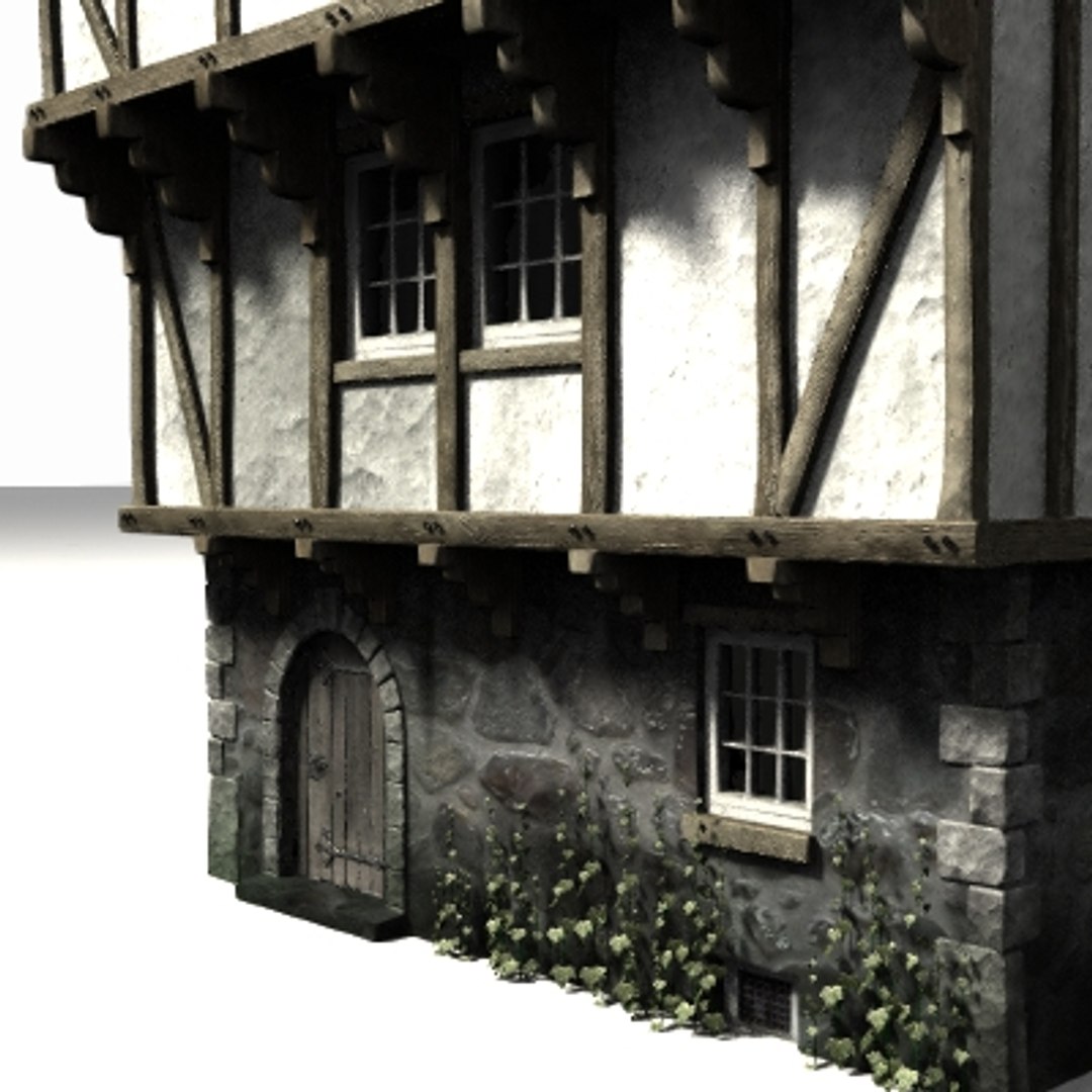 3d Medieval Townbuildings