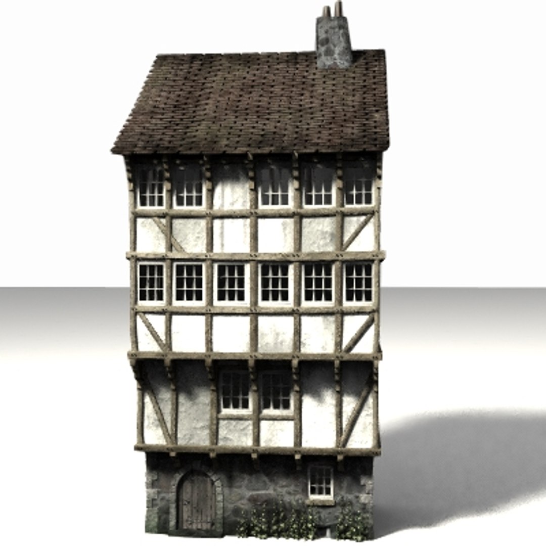 3d Medieval Townbuildings