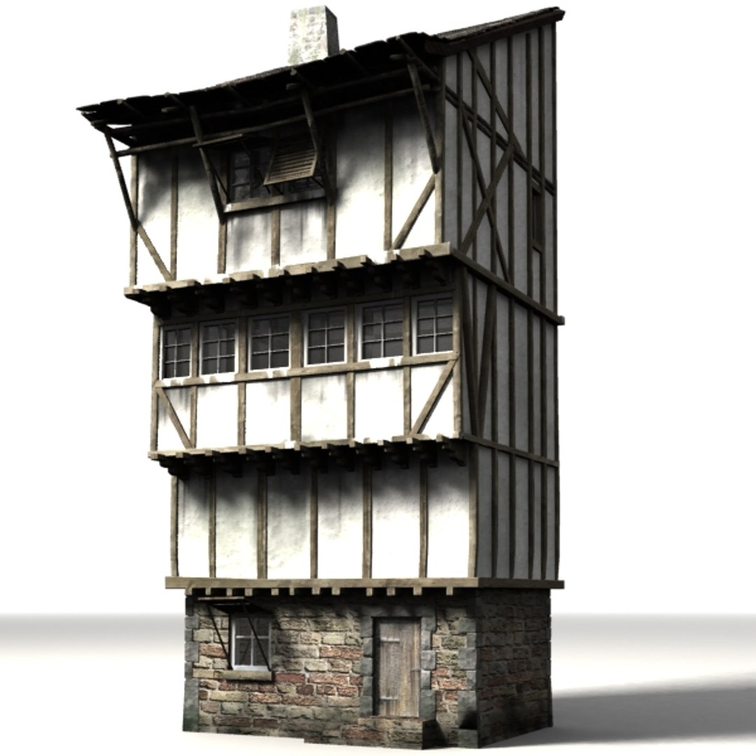3d Medieval Townbuildings