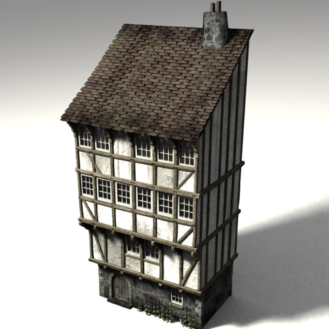 3d Medieval Townbuildings