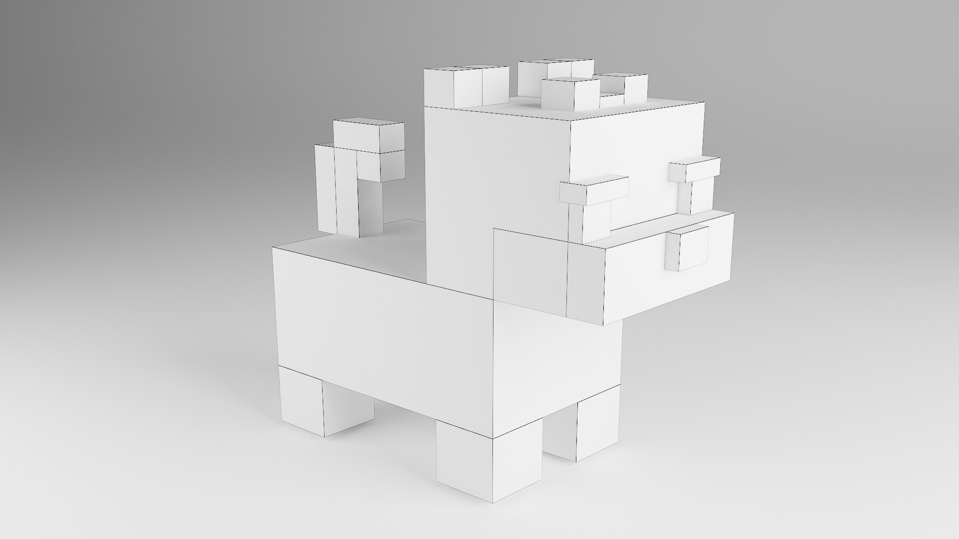 3D model LOW POLY CAT - TurboSquid 1980891