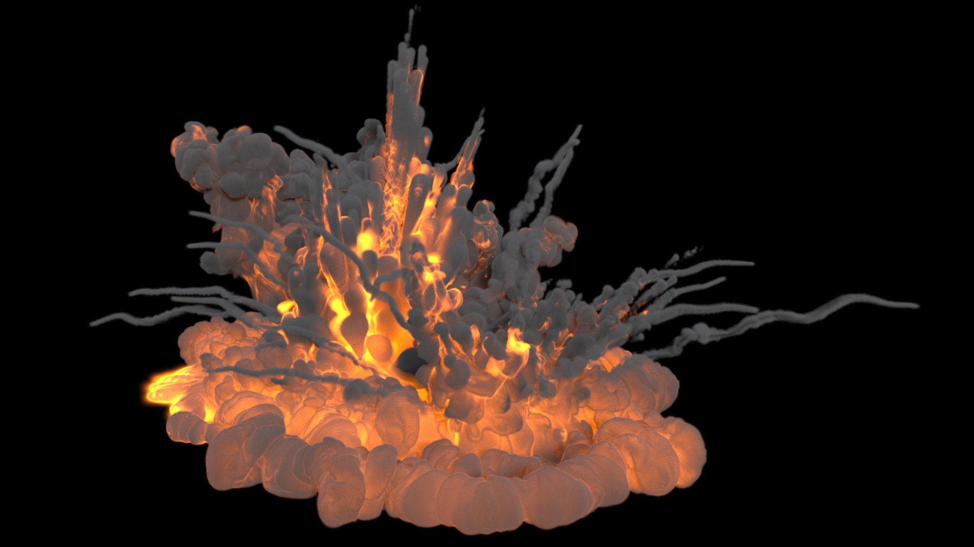 3D Carpet Bomb VDB Model - TurboSquid 1903417