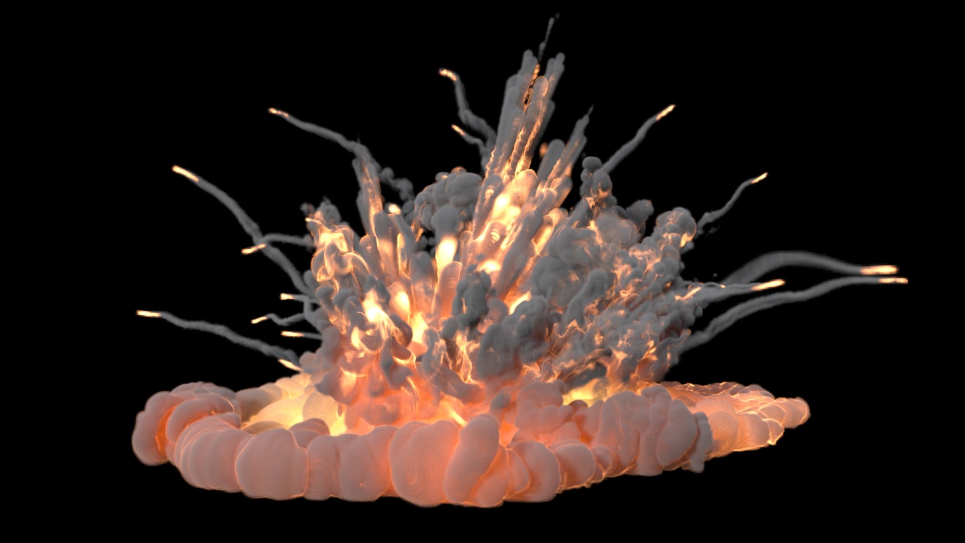 3D Carpet Bomb VDB Model - TurboSquid 1903417