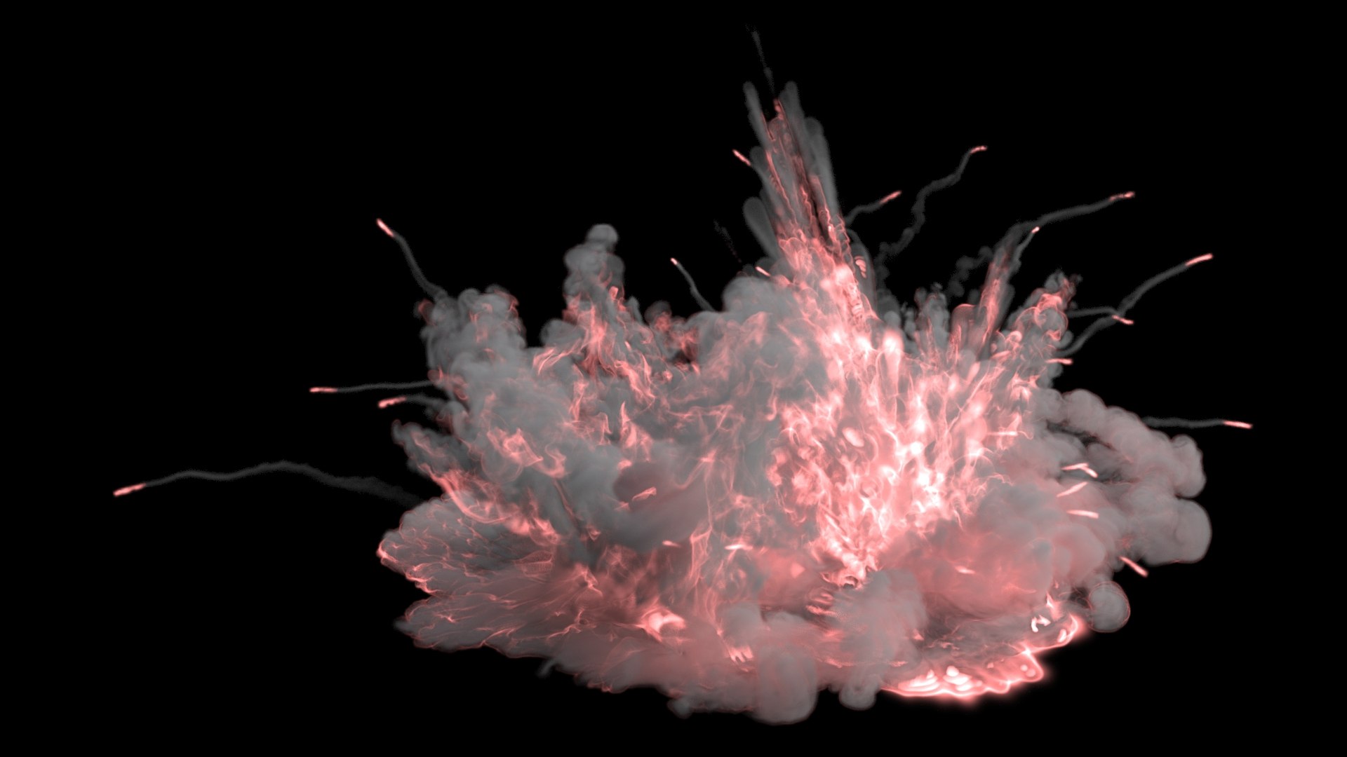 3D Carpet Bomb VDB Model - TurboSquid 1903417