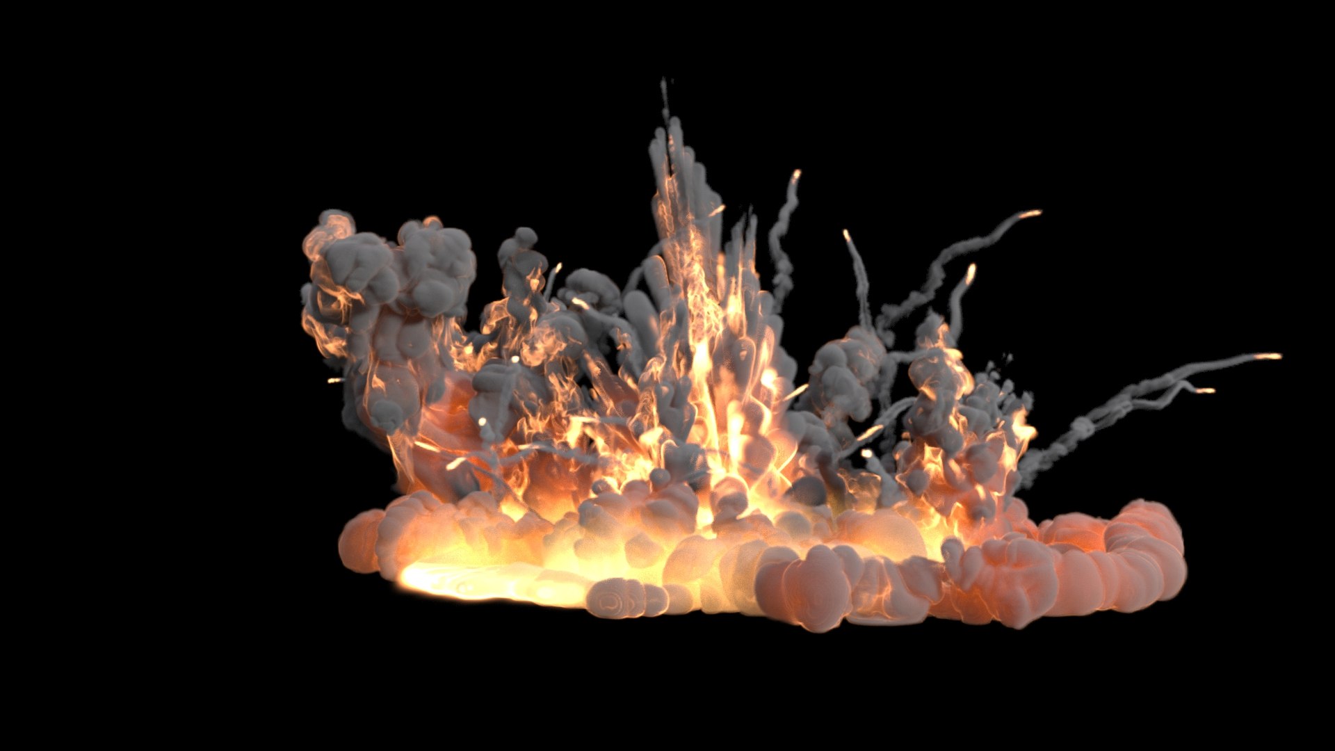 3D Carpet Bomb VDB Model - TurboSquid 1903417