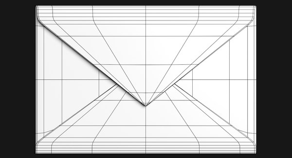 envelope 3d model