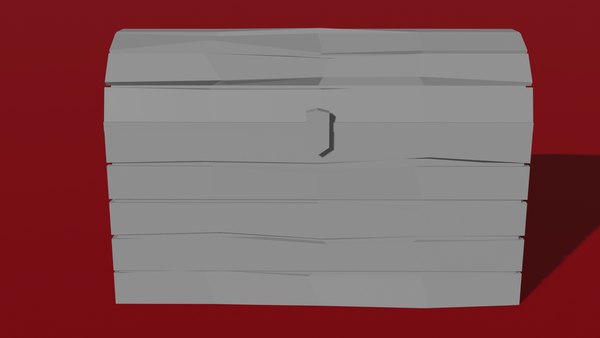 Low Poly Chest 3D model - TurboSquid 1821740