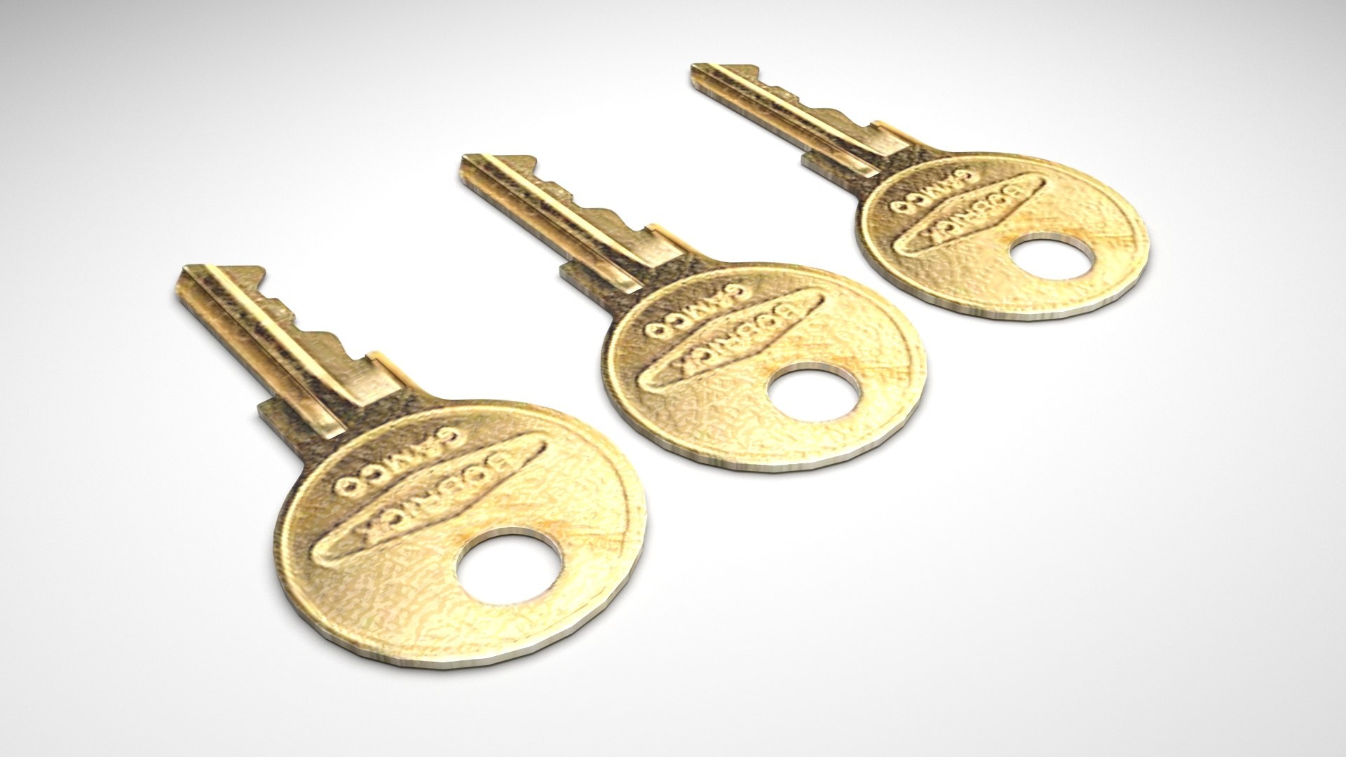3D Keys - TurboSquid 1868313