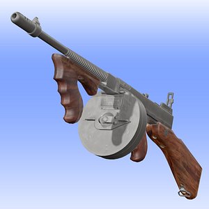 Tommy Gun 3D Models for Download | TurboSquid