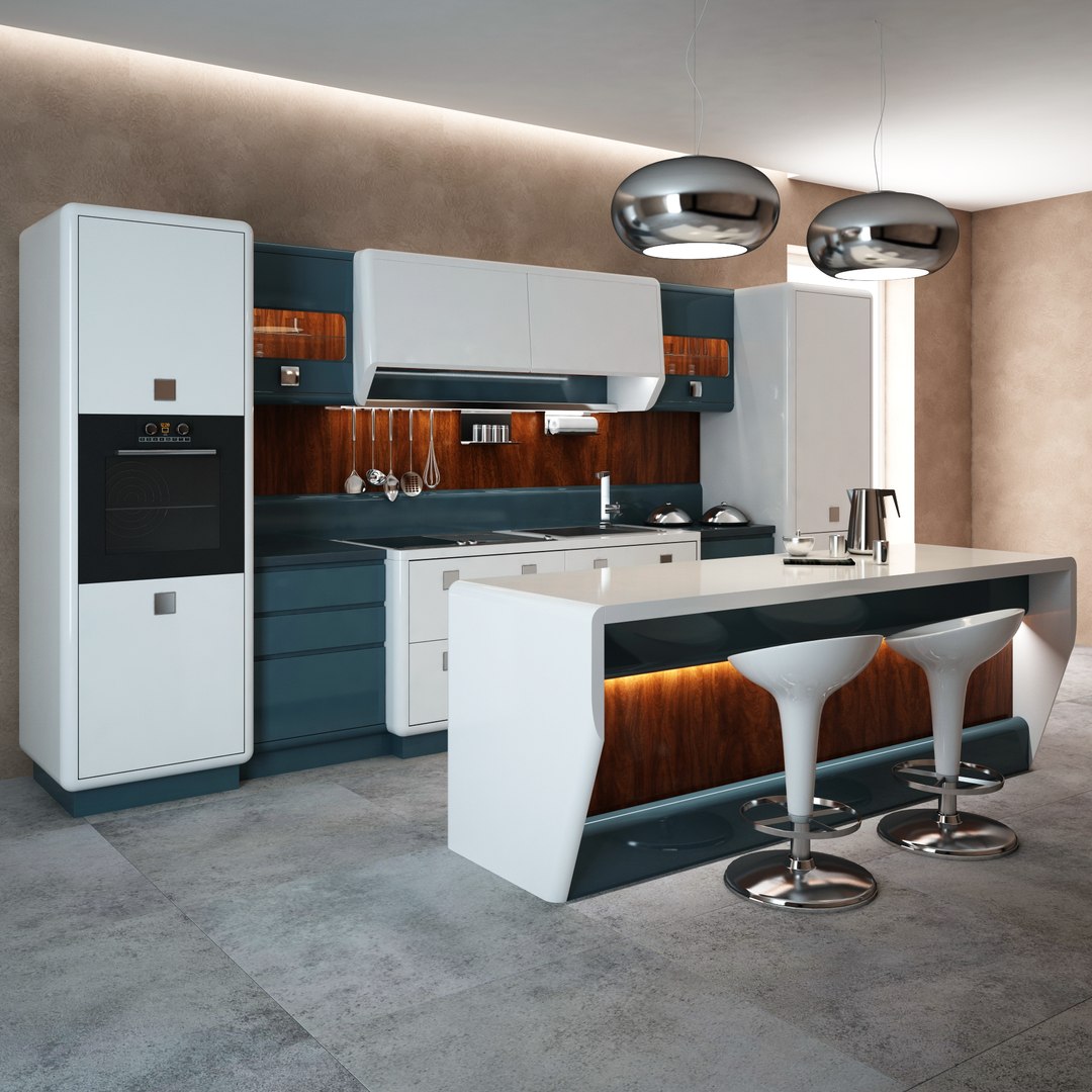 Icon Kitchen 3D Model - TurboSquid 1477584