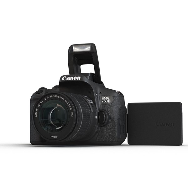 3d canon eos 750d model