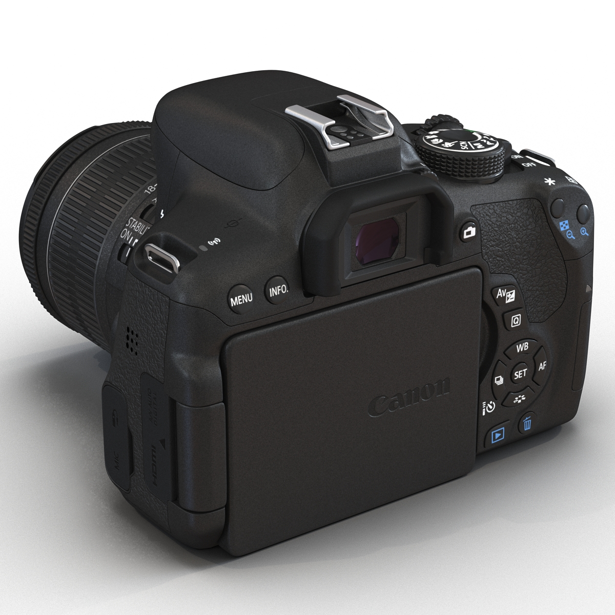 3d canon eos 750d model